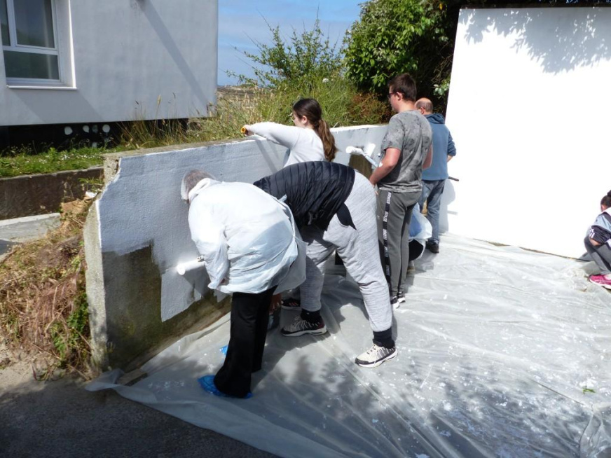 Préparation du chantier pour graffer - Unité d'Enseignement