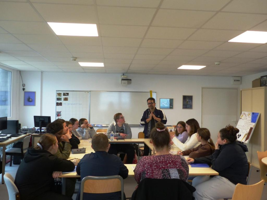 Rencontre avec l'auteur Thomas Scotto - Unité d'Enseignement